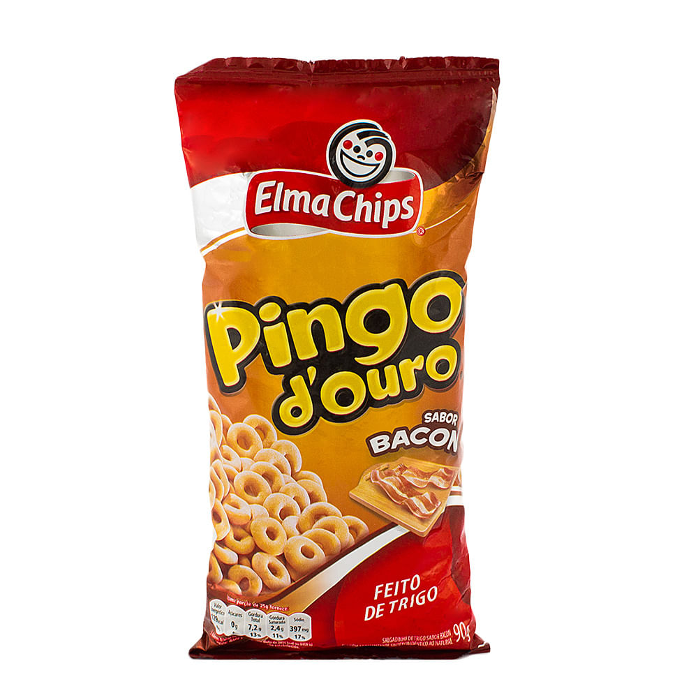 Pingo D'Ouro Elma Chips Sabor Bacon - Drogaria Araujo