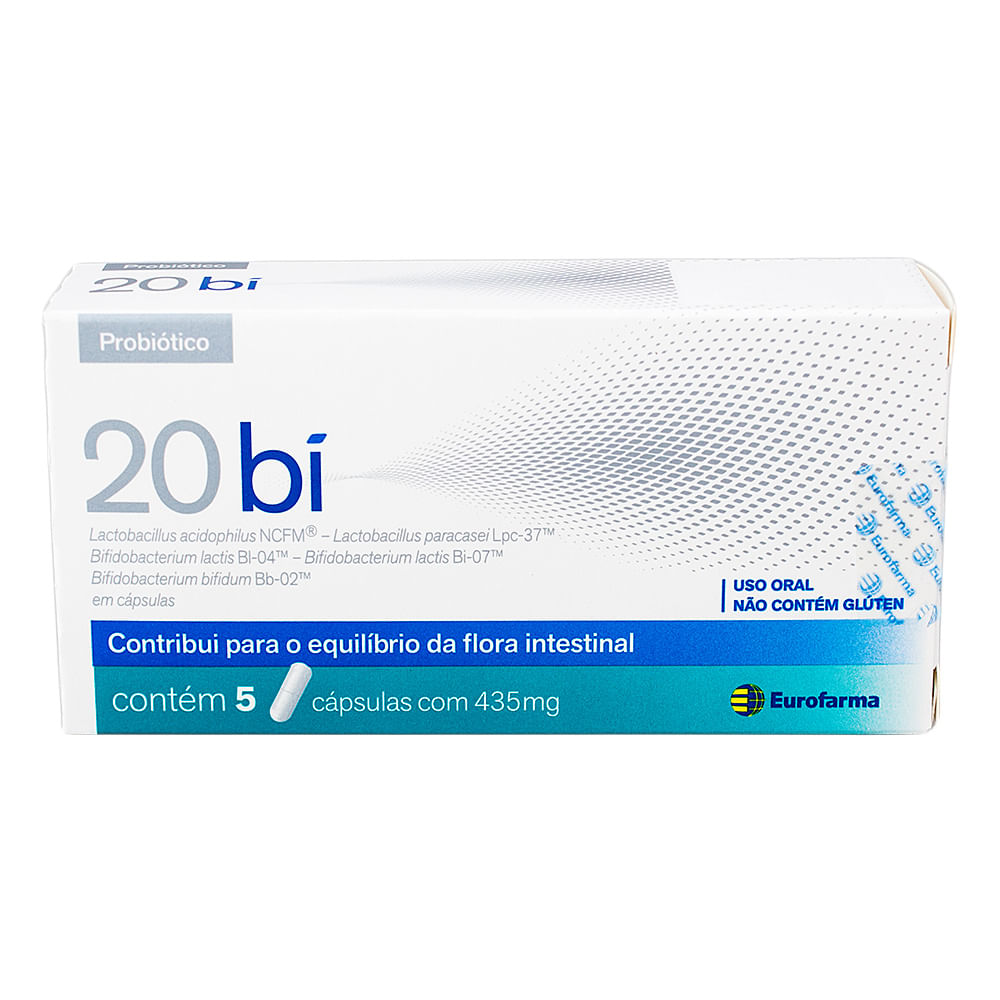 20 bí Probiótico - Medicamentos - Drogaria Araujo