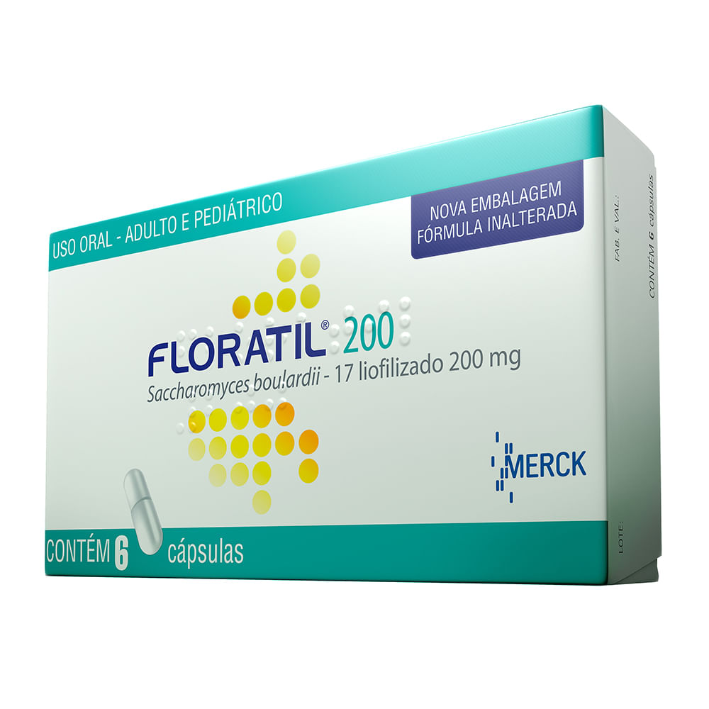 Floratil 200mg - Pediátrico e Adulto - Floratil Preço - Drogaria Araujo