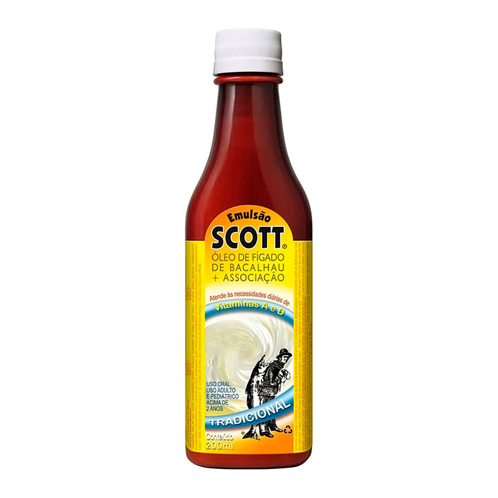 Emulsão Scott Tradicional - Vitamina - Drogaria Araujo