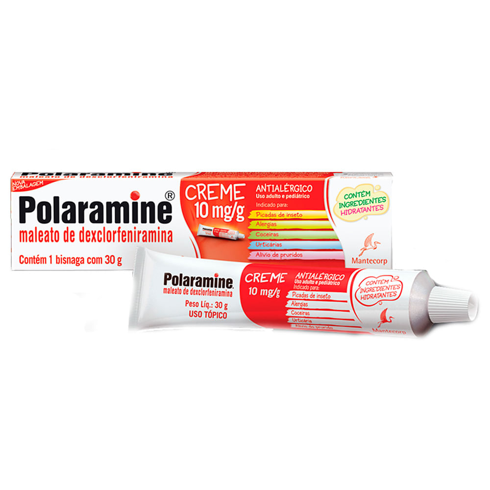 Polaramine 10mg Creme - Medicamentos - Drogaria Araujo