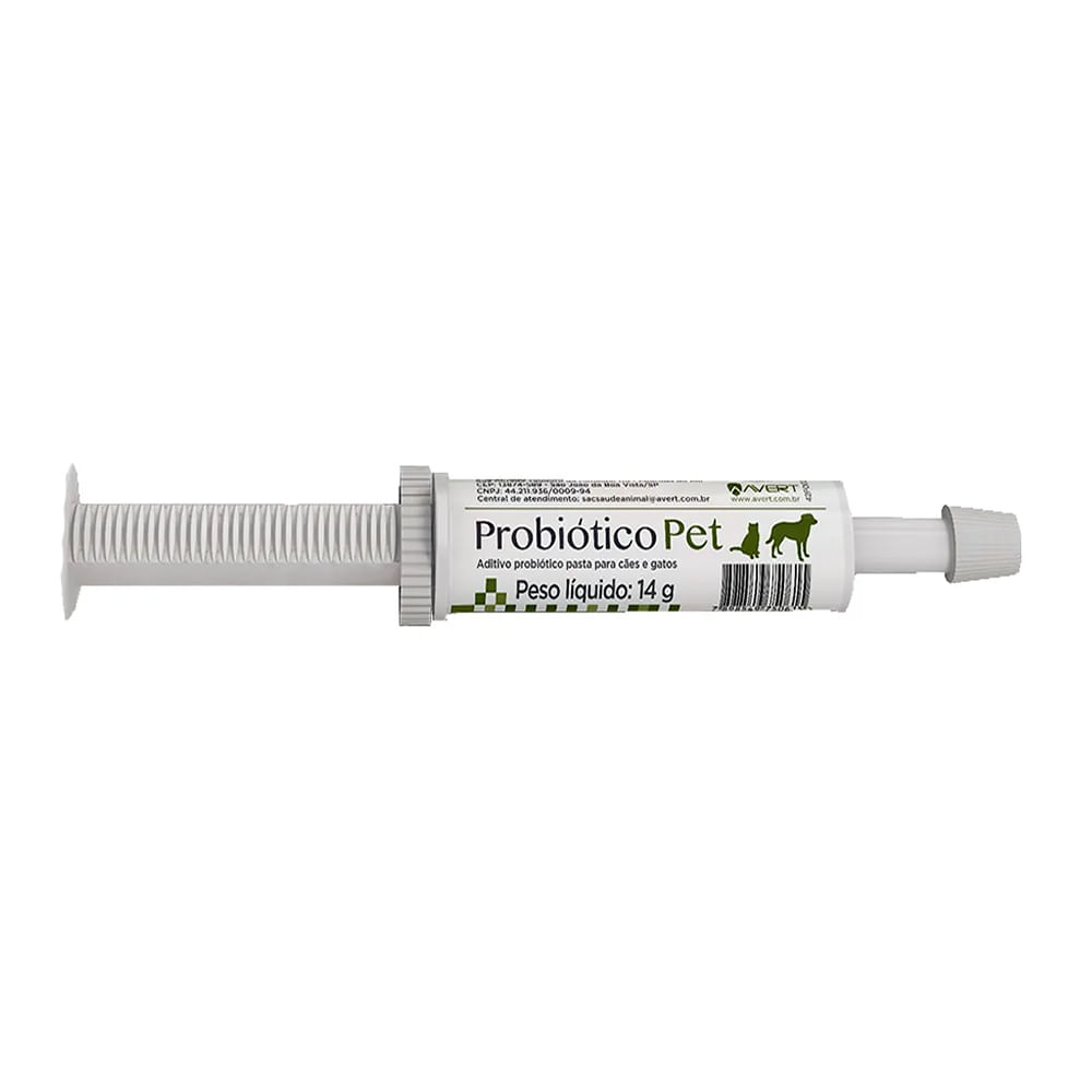 Probiótico Pet Avert com 14g - Drogaria Araujo Probiótico Pet Avert com 14g - Drogaria Araujo