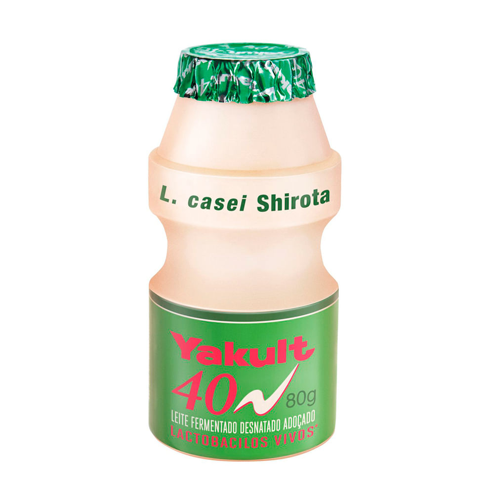 Leite Fermentado Yakult 40 com 80g em Oferta | Araujo - Drogaria Araujo