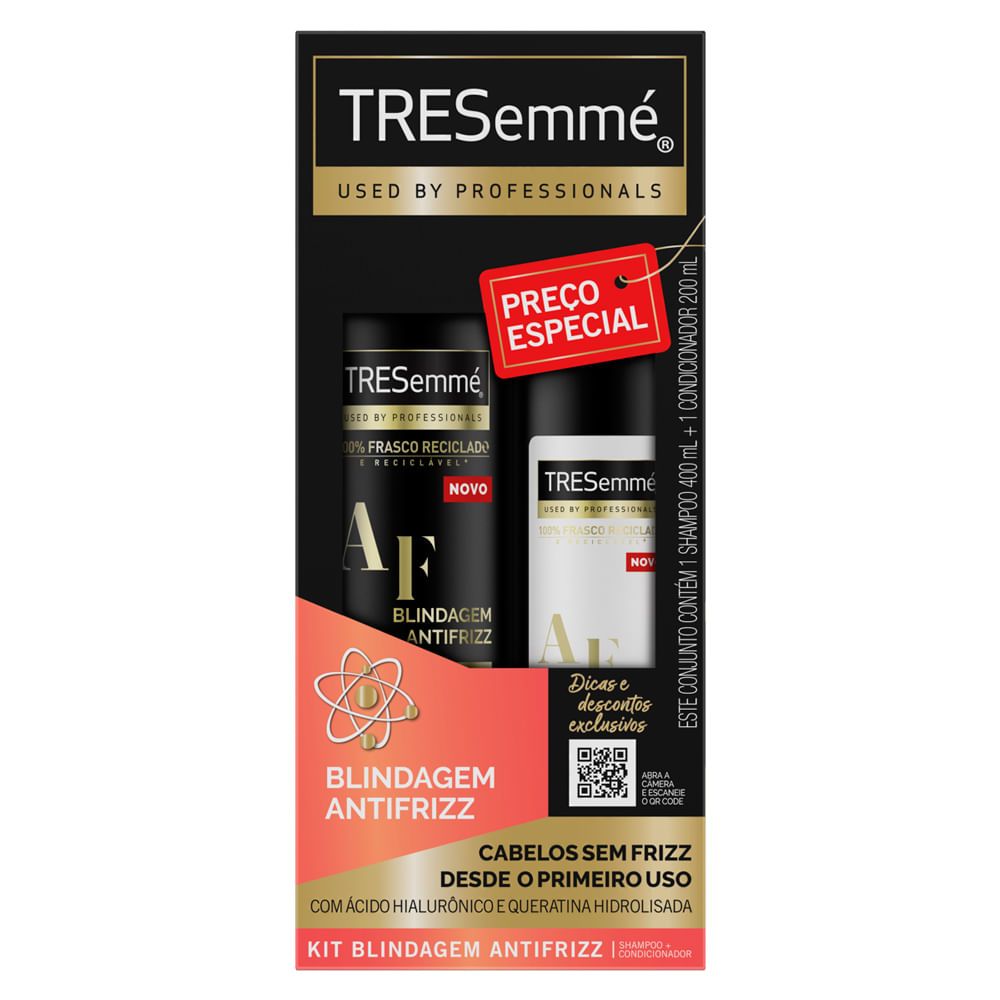 Shampoo + Condicionador TRESemmé Blindagem Antifrizz | Araujo ...