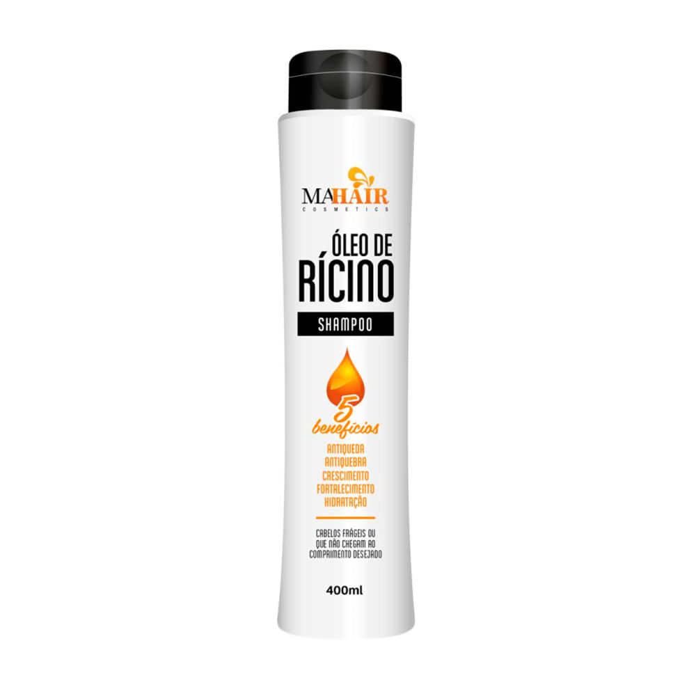Shampoo Mahair Óleo de Rícino 400ml em Oferta | Araujo - Araujo Manipulacao