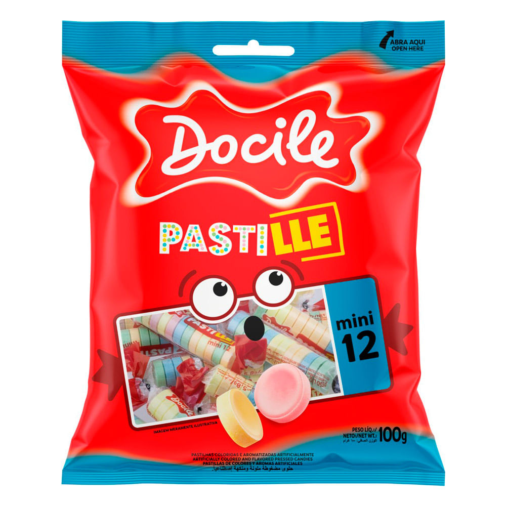 Pastilha Docile Pastille Mini Sortidas 100g em Oferta | Araujo ...