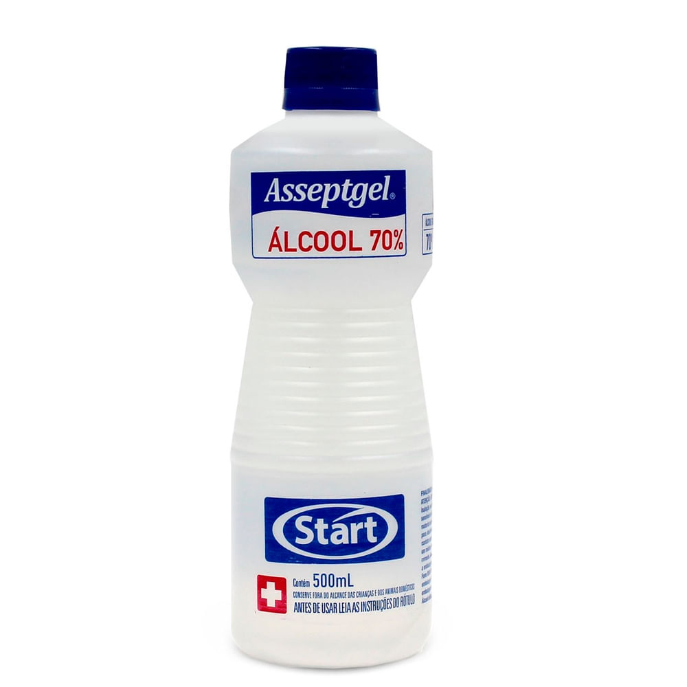 Álcool 70% Start Etílico Hidratado 500ml em Oferta | Araujo - Drogaria ...