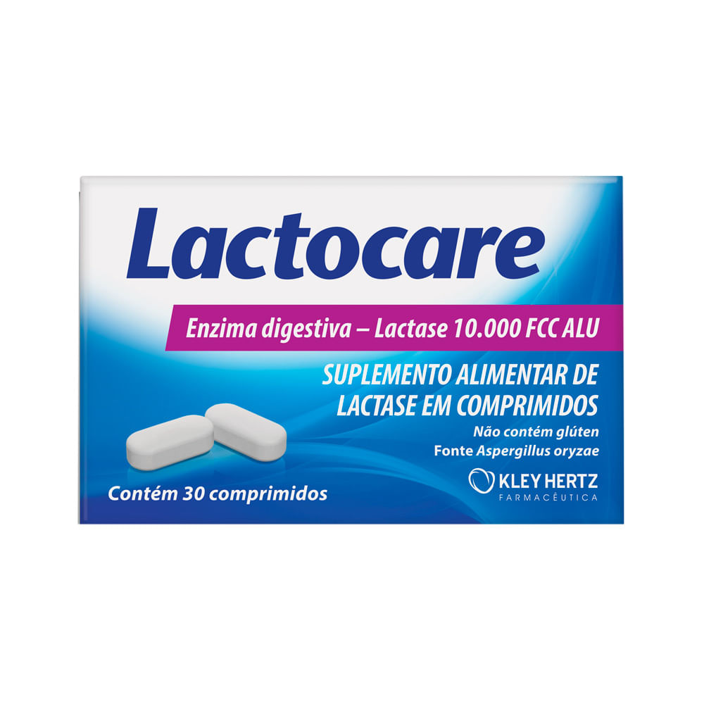 Lactocare 10.000FCC com 30 Comprimidos - Drogaria Araujo