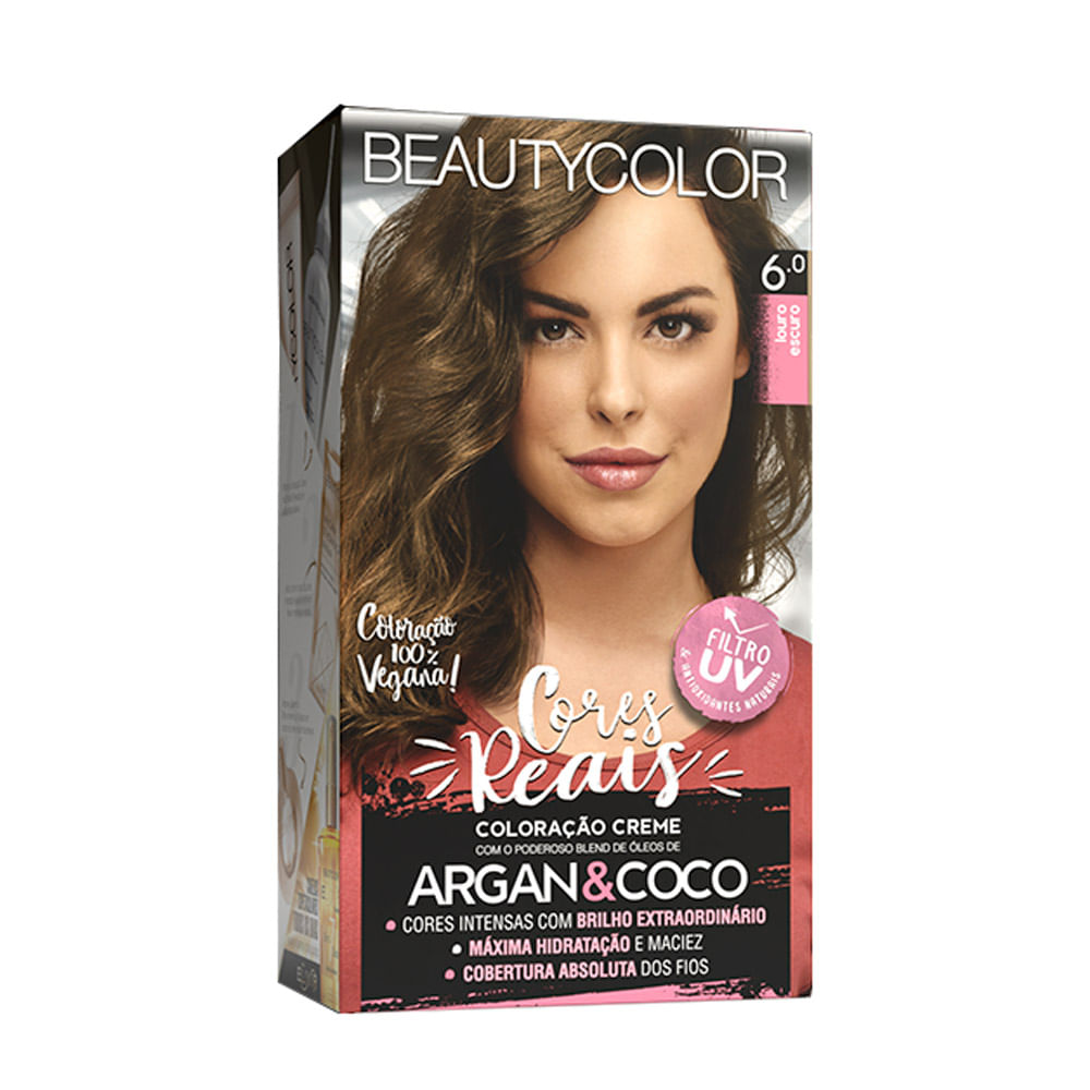Tintura Creme Beauty Color Louro Escuro 6.0 - Drogaria Araujo