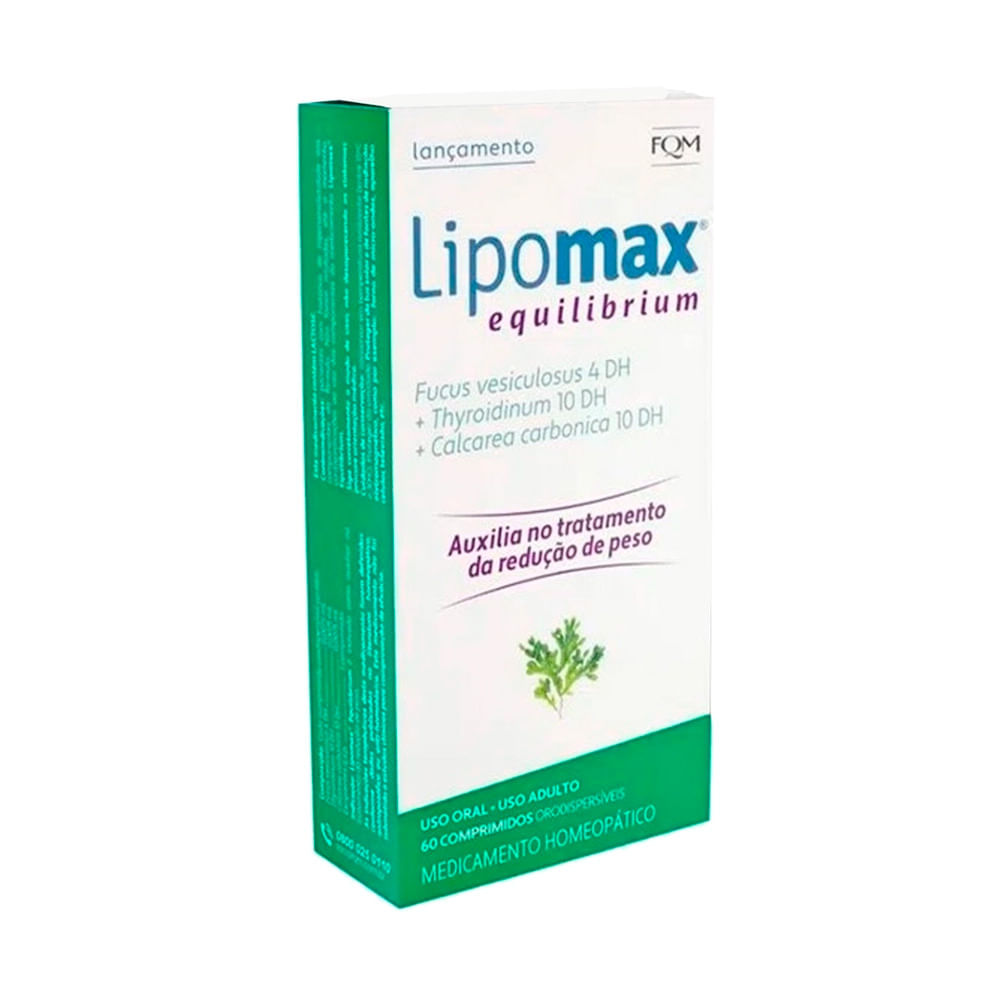 Lipomax Equilibrium 4DH Suplemento Alimentar com 60 Comprimidos ...