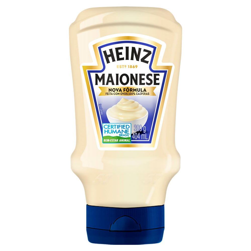 Maionese Heinz Tradicional Squeeze 390g - Drogaria Araujo
