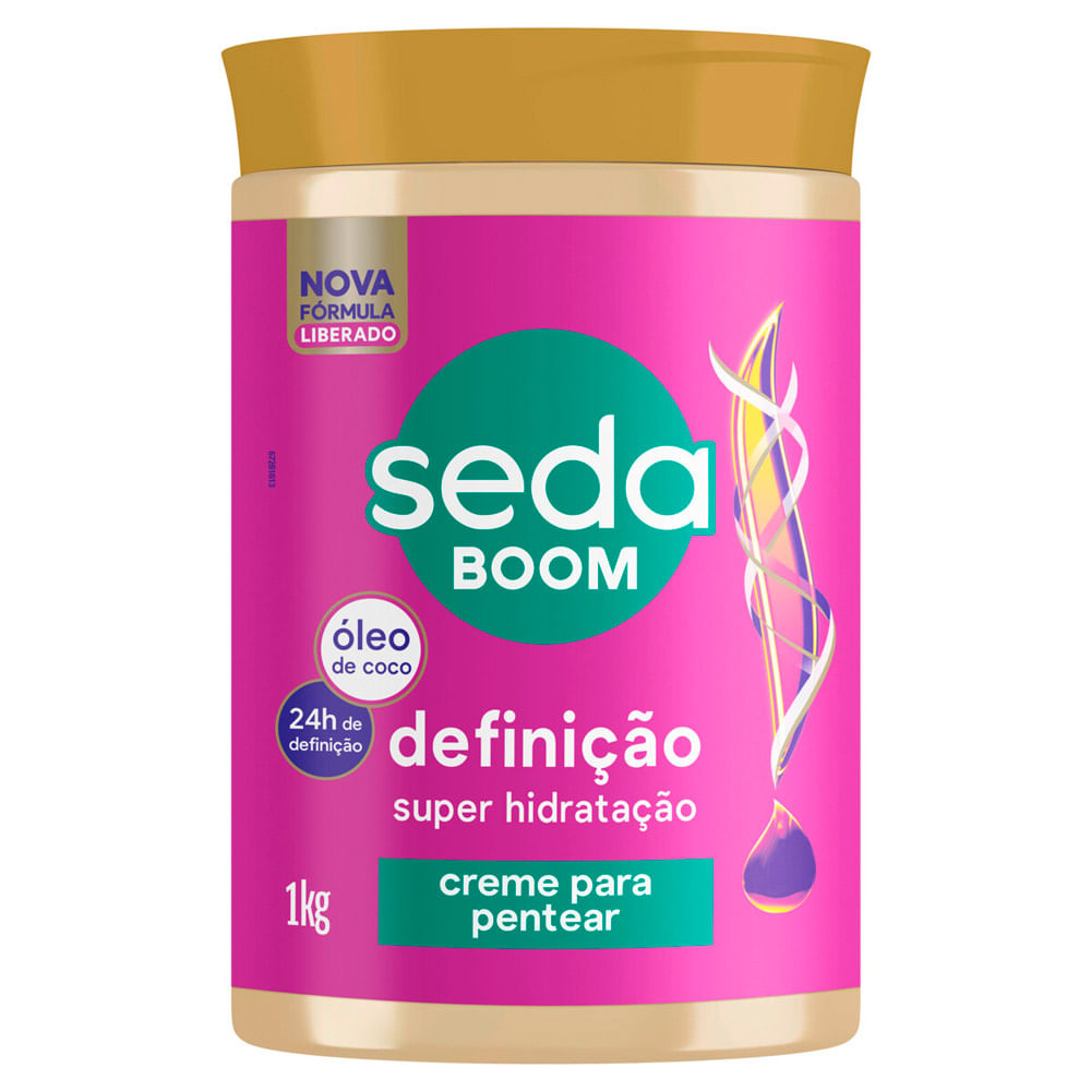 Creme de Pentear Seda Boom Definição Super Hidratação 1kg - Drogaria Araujo Creme de Pentear Seda Boom Definição Super Hidratação 1kg - Drogaria Araujo